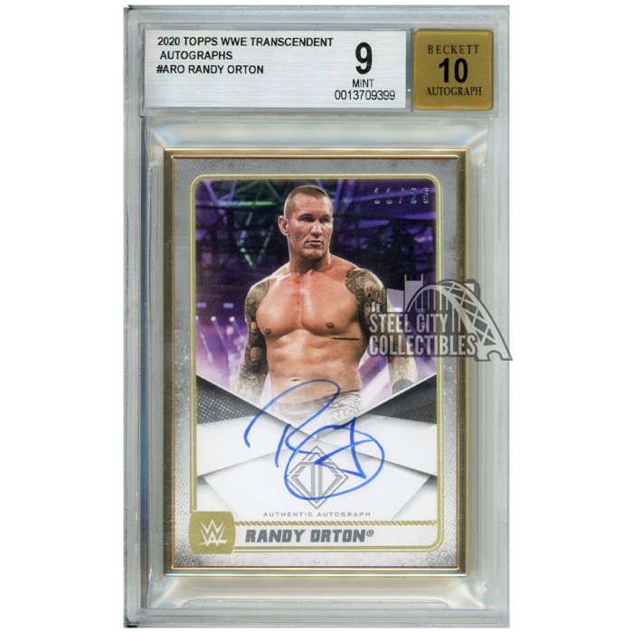 Randy Orton 2020 Topps WWE Transcendent Autograph Card #A-RO 11/25 BGS ...