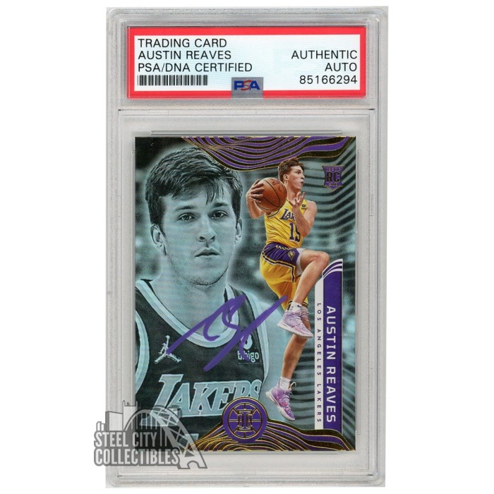 Austin Reaves 2021-22 Panini Illusions Autograph Rookie Card #181 PSA ...