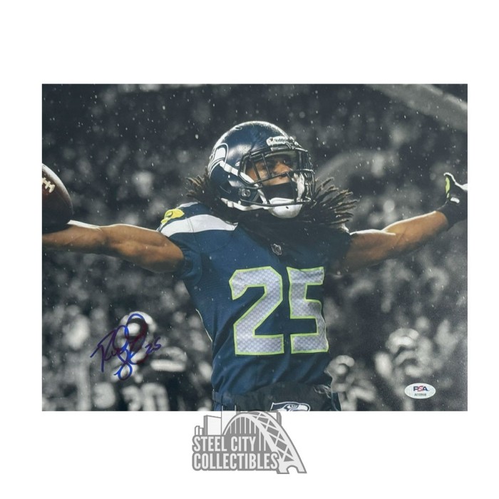 Richard Sherman Autographed Seattle Seahawks 11x14 Football Photo - PSA ...