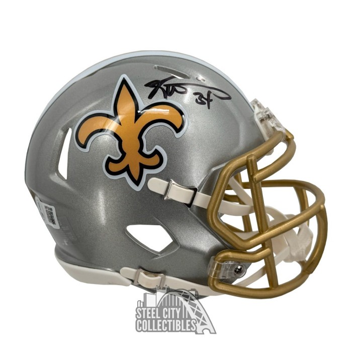 Ricky Williams Autographed New Orleans Saints Flash Mini Football ...