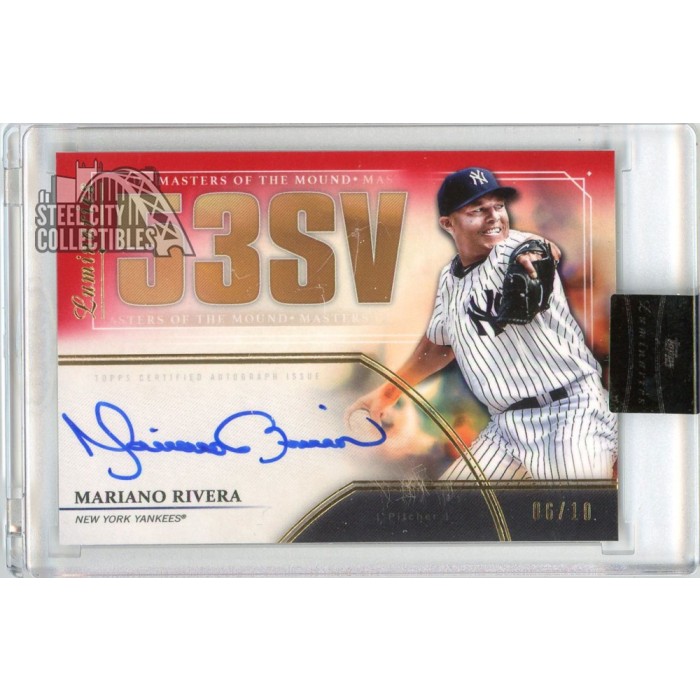 Mariano Rivera 2020 Topps Luminaries Masters of the Mound Autograph ...