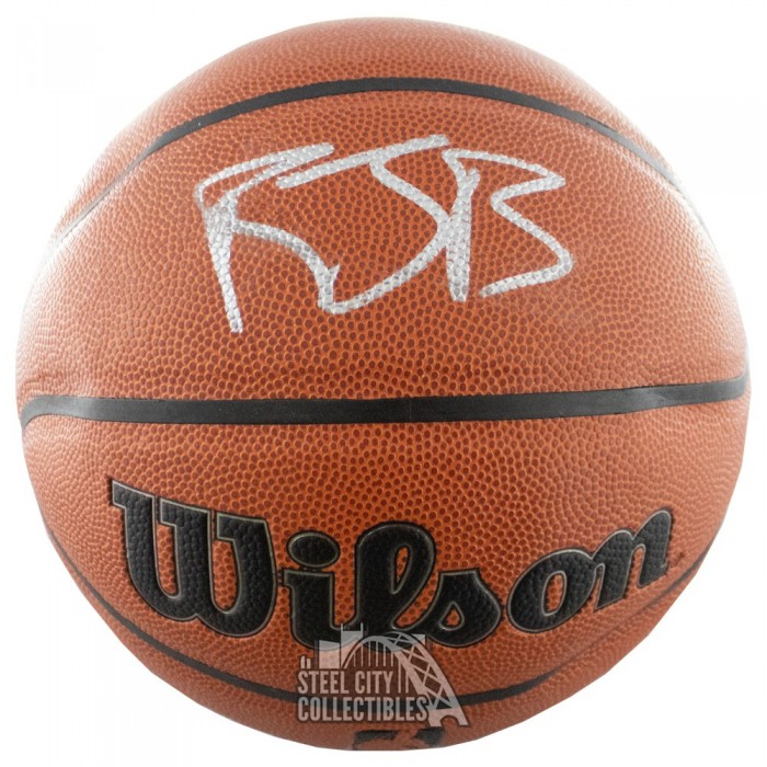 RJ Barrett Autographed Wilson NBA Game Basketball - Fanatics | Steel ...