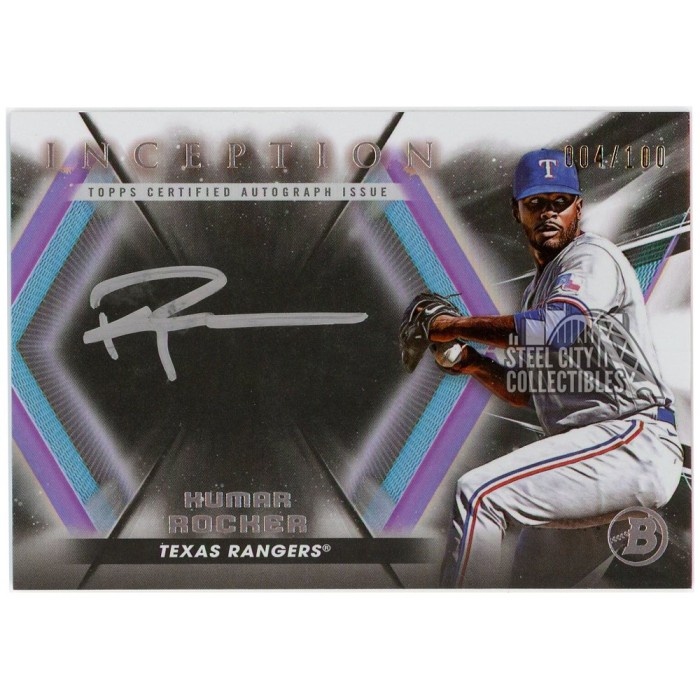 2023 Bowman Inception Kumar Rocker Silver Signings Autograph Card #ISS ...