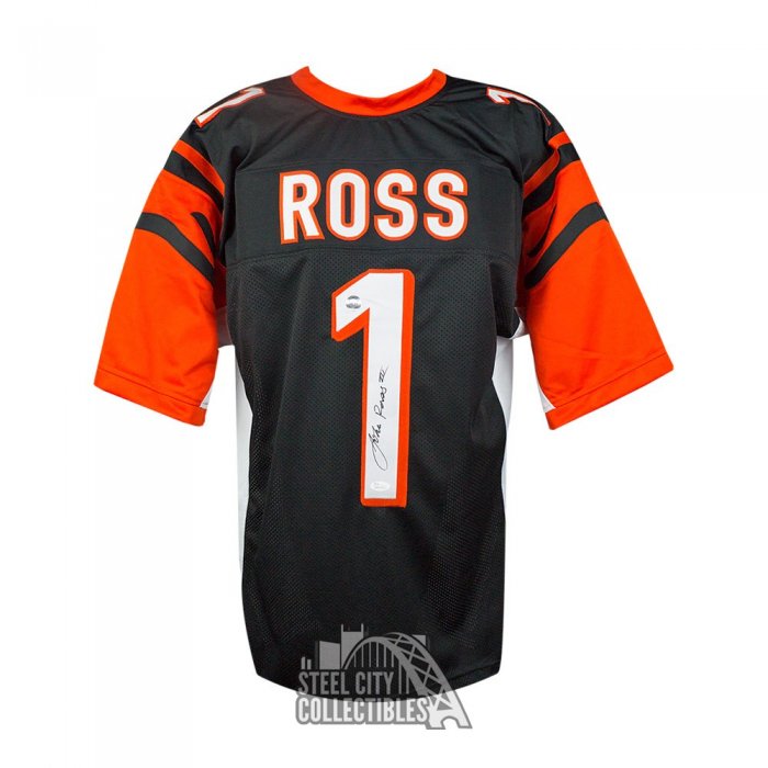 John Ross Autographed Rookie Draft Day Custom Jersey 1st Round Pick JSA ...