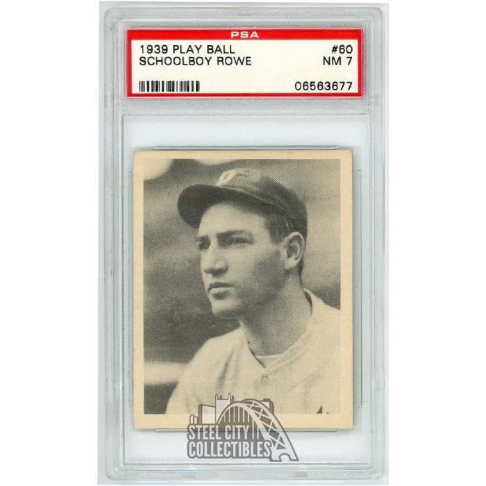 Schoolboy Rowe 1939 Play Ball Card #60 PSA 7 NM | Steel City Collectibles