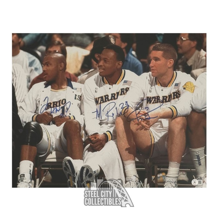 Hardaway, Richmond, Mullin Autographed Run TMC 16x20 Basketball Photo ...