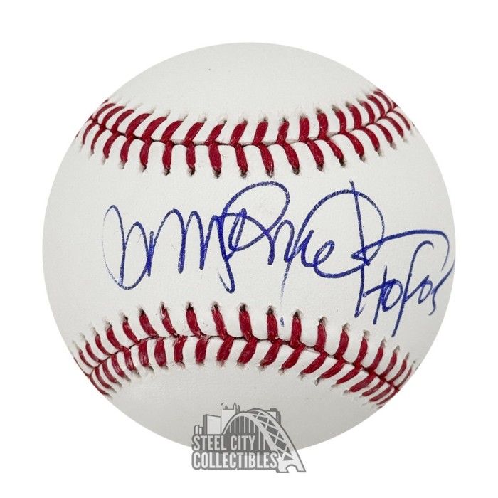 Ryne Sandberg HOF 05 Autographed Official MLB Baseball - JSA | Steel ...