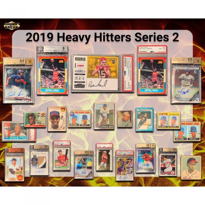 2019 Super Break One Time Heavy Hitters Series 2.0 3-Box Case Hit Draft ...