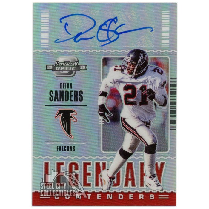 Deion Sanders 2020 Panini Contenders Optic Legendary Contenders ...