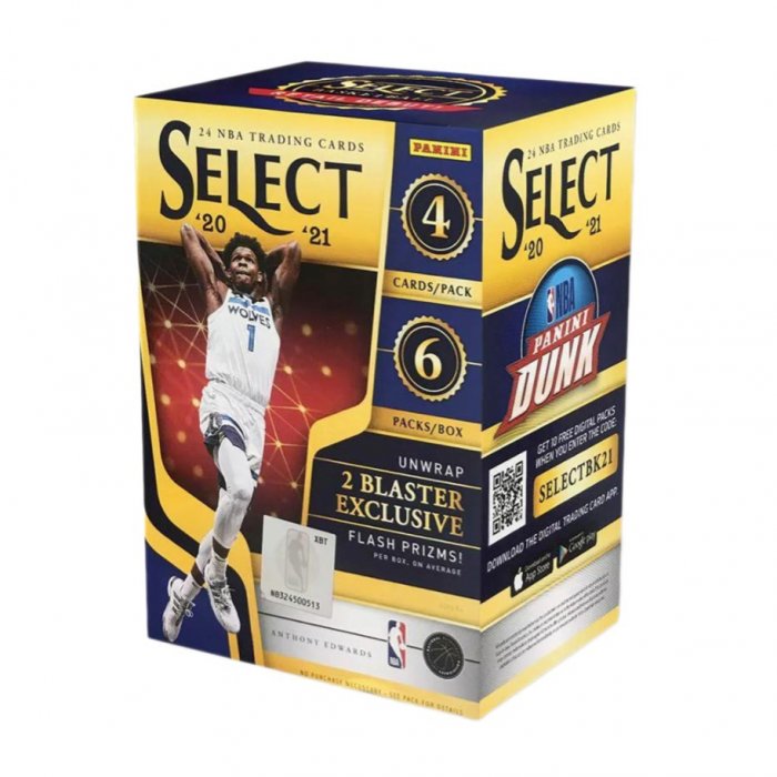 2020-21 Panini Select Basketball 6-Pack Blaster Box (Flash Prizms ...