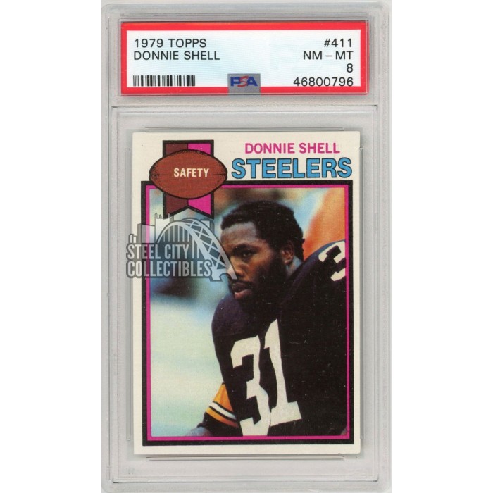 Donnie Shell 1979 Topps Football Rookie Card #411 PSA 8 | Steel City ...