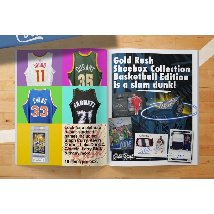 2023 Gold Rush Shoebox Collection Basketball Edition Box Random 2-Hit ...