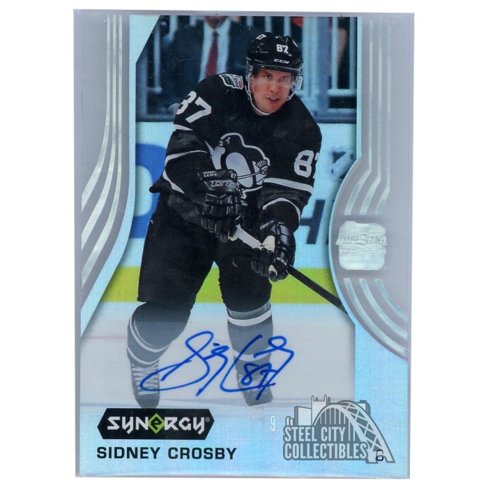 Sidney Crosby 2019-20 Upper Deck Synergy All Star Game Autograph Card ...