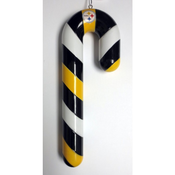 Pittsburgh Steelers NFL Candy Cane Christmas Ornament | Steel City ...