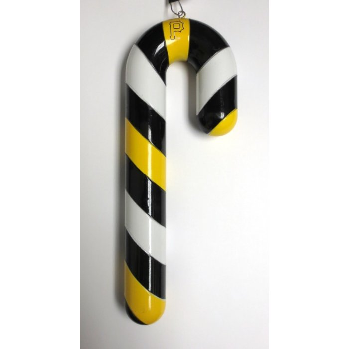 Pittsburgh Pirates MLB Candy Cane Christmas Ornament | Steel City ...