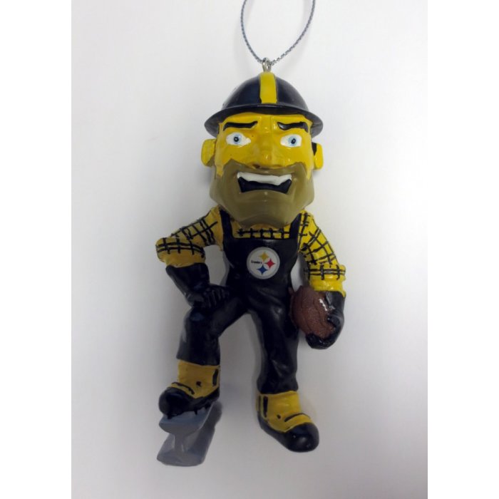 Pittsburgh Steelers Steely McBeam Team Mascot Ornament | Steel City ...
