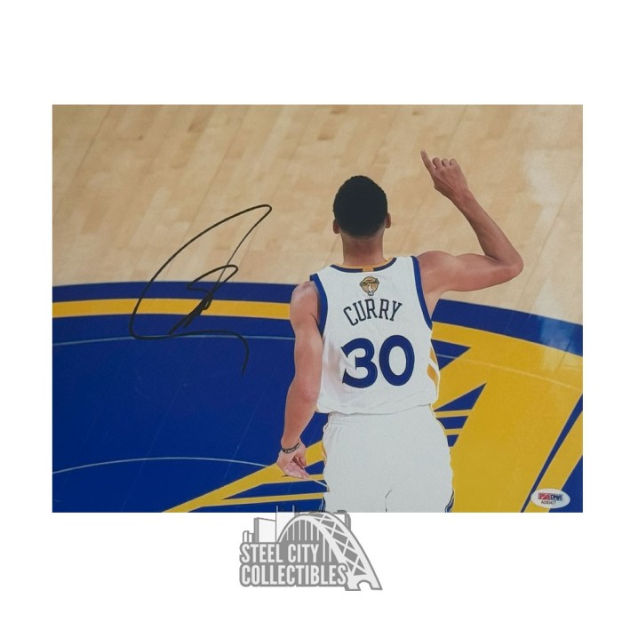 Stephen Curry Autographed Golden State Warriors 11x14 Basketball Photo ...