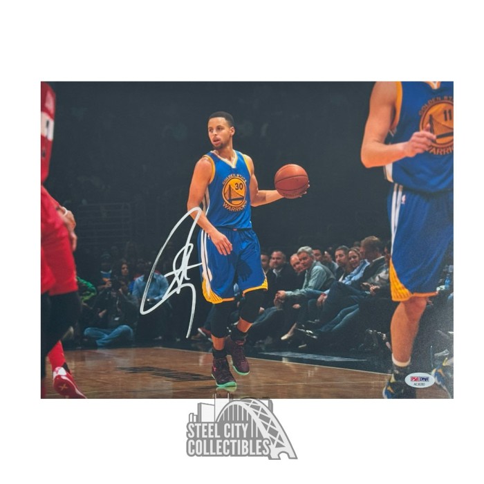 Stephen Curry Autographed Golden State 11x14 Basketball Photo - PSA/DNA ...