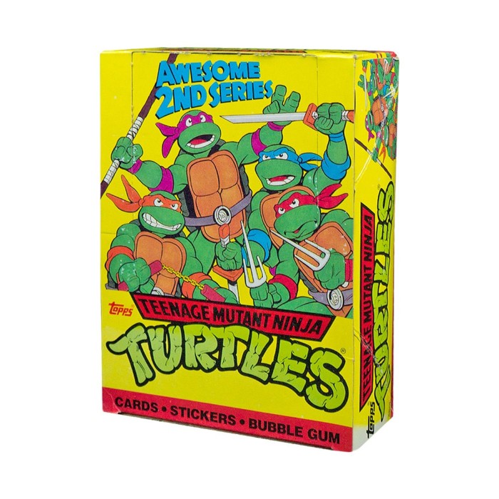 1990 Topps Teenage Mutant Ninja Turtles Series 2 48ct Wax Box | Steel ...
