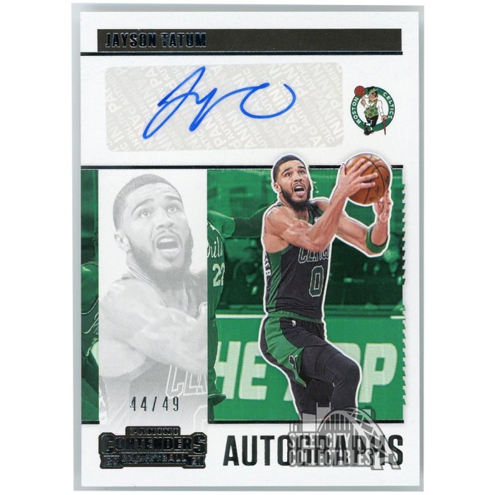 Jayson Tatum 2020-21 Panini Contenders Autographs Card #CA-JTA 44/49 ...