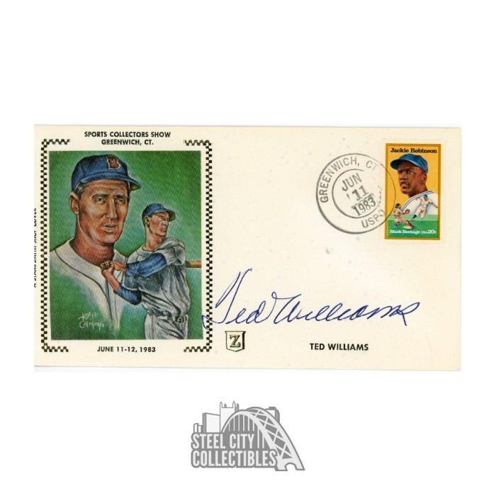 Ted Williams Autographed Boston Red Sox First Day Cover - JSA LOA ...