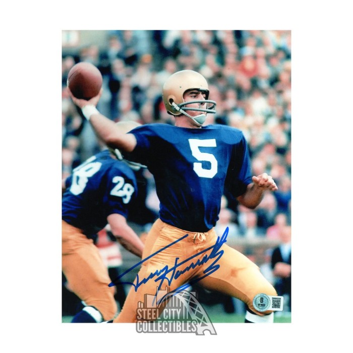 Terry Hanratty Autographed Notre Dame Autographed 8x10 Football Photo ...