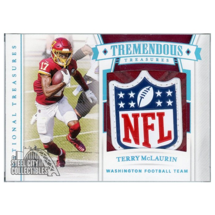 Terry McLaurin 2020 Panini National Treasures NFL Shield Logo Patch ...