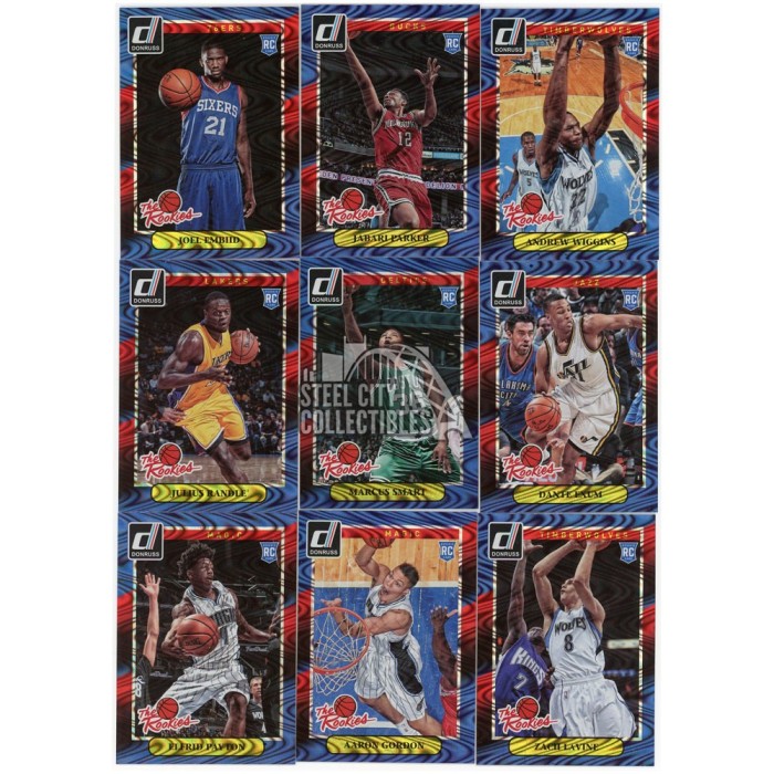 2014-15 Panini Donruss Basketball The Rookies Swirlorama 30 Card Set ...