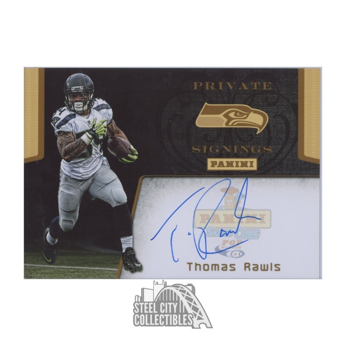 Thomas Rawls Autographed Seattle Seahawks 5x7 Football Photo - Panini ...