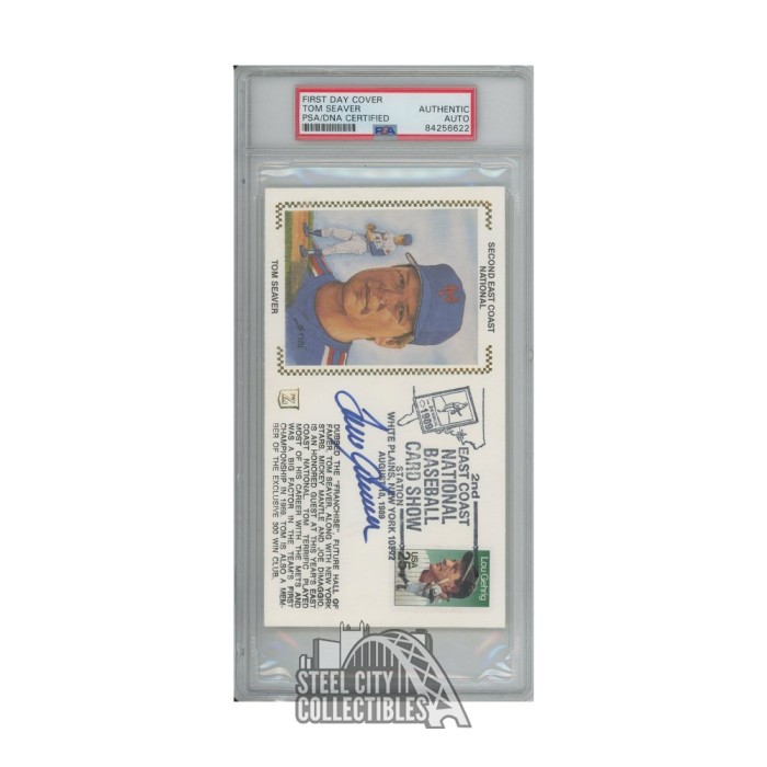 Tom Seaver Autographed First Day Cover 2nd East Coast National - PSA ...