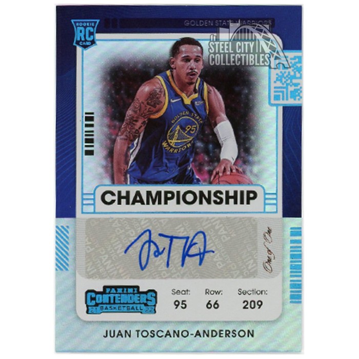Juan Toscano-Anderson 2021-22 Panini Contenders Championship Ticket ...