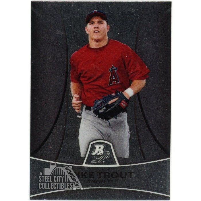 Mike Trout 2010 Bowman Platinum Prospects Rookie Card #PP5 | Steel City Collectibles