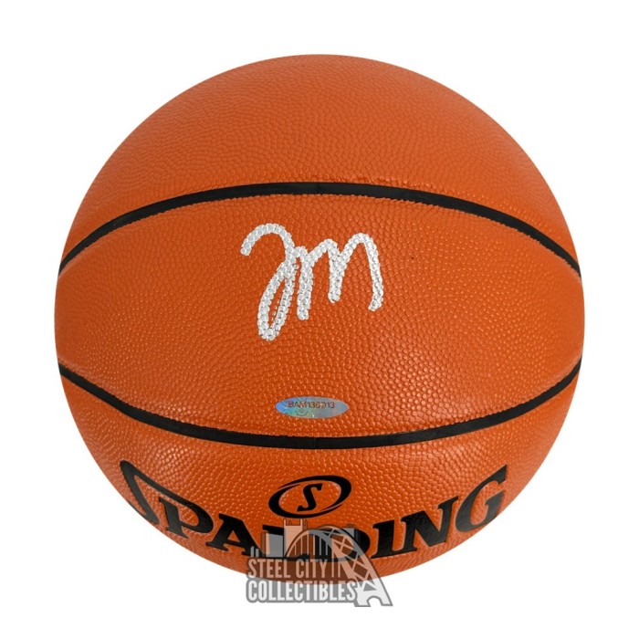 Tyrese Maxey Autographed Spalding Basketball - UDA | Steel City ...