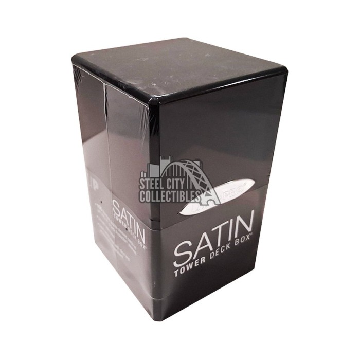 Ultra Pro Satin Tower Version 2 Deck Box - Black | Steel City Collectibles