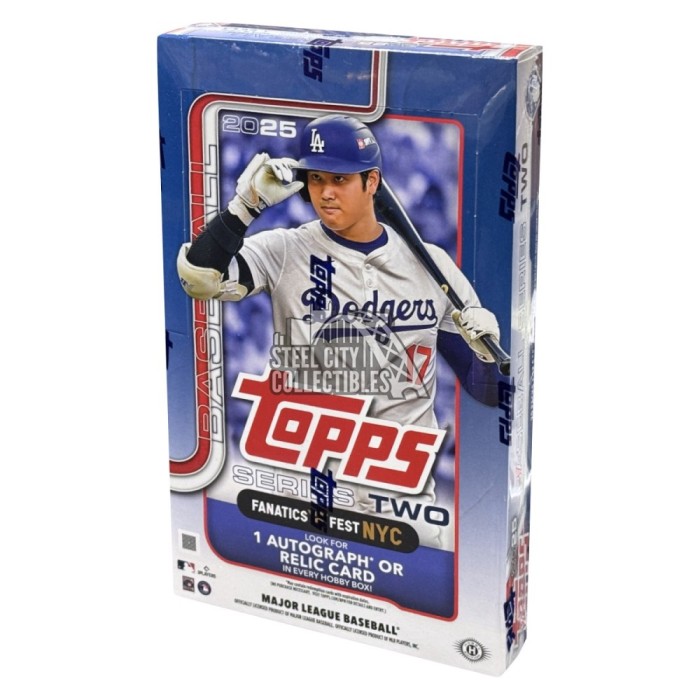 2025 Topps Series 2 Baseball Fanatics Fest NYC Edition Hobby Box (Big ...