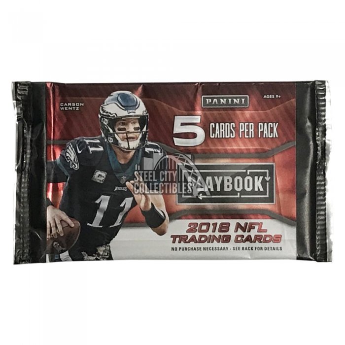 2018 Panini Playbook Football Retail Pack | Steel City Collectibles