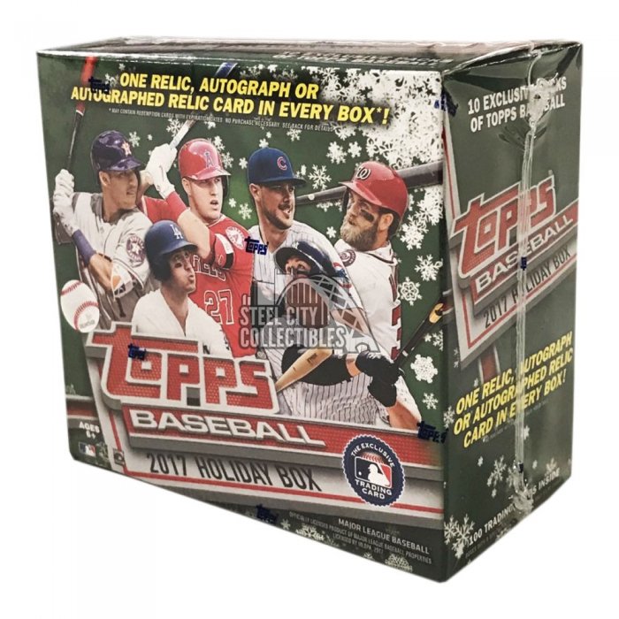 2017 Topps Holiday Baseball Mega Box | Steel City Collectibles
