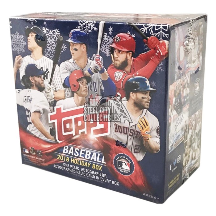 2018 Topps Holiday Baseball Mega Box | Steel City Collectibles