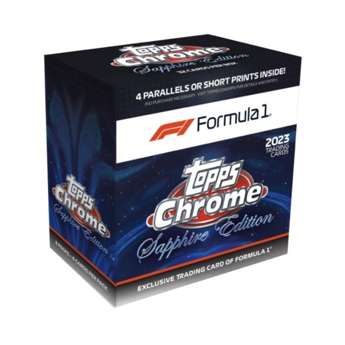 2023 Topps Chrome Formula 1 F1 Sapphire Edition Box | Steel City ...