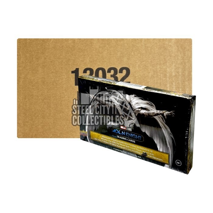 2023 Upper Deck Marvel Studios Moon Knight Hobby 12-Box Case | Steel ...