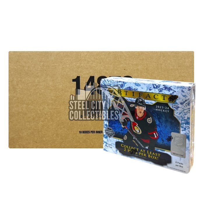 2023-24 Upper Deck Artifacts Hockey Hobby 20-Box Case | Steel City Collectibles