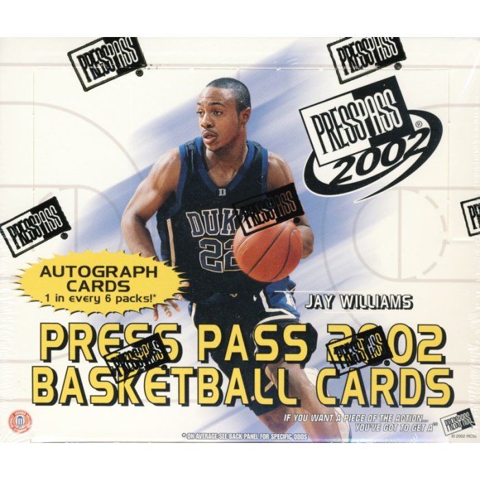 2002-03 Press Pass Basketball Hobby Box | Steel City Collectibles