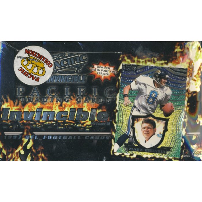 1997 Pacific Invincible Football Hobby Box | Steel City Collectibles