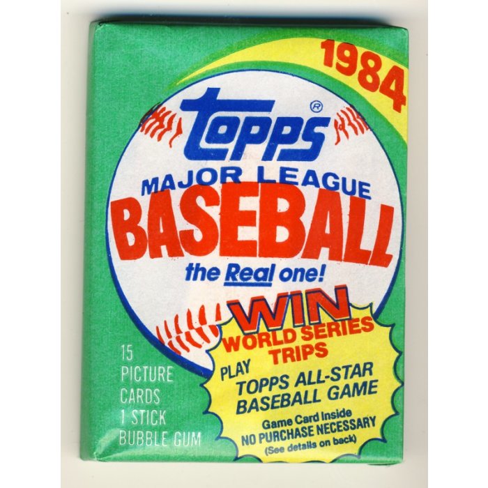 1984 Topps Baseball Wax Pack | Steel City Collectibles
