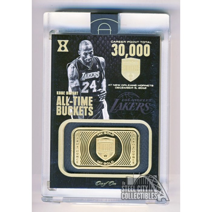 Kobe Bryant 2017-18 Panini Kobe Eminence All-Time Buckets 30000 1 Troy ...