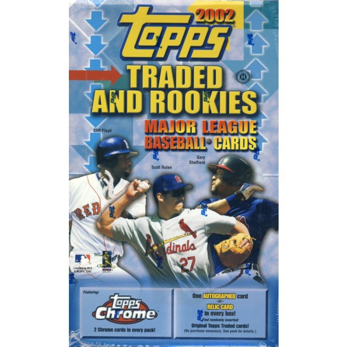 2002 Topps Traded & Rookies Baseball Hobby Box | Steel City Collectibles