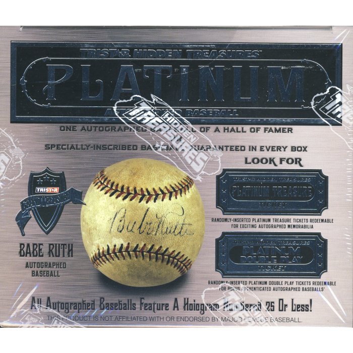 2014 Tristar Hidden Treasures Autographed Baseball Platinum Edition Box ...