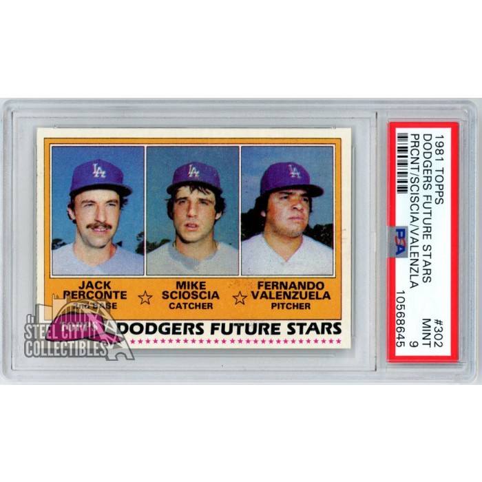 Fernando Valenzuela 1981 Topps Dodgers Future Stars Rookie Card #302 ...