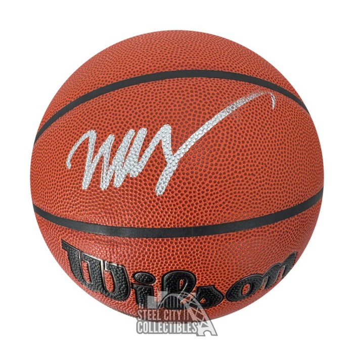 Victor Wembanyama Autographed Wilson Basketball - Fanatics | Steel City ...