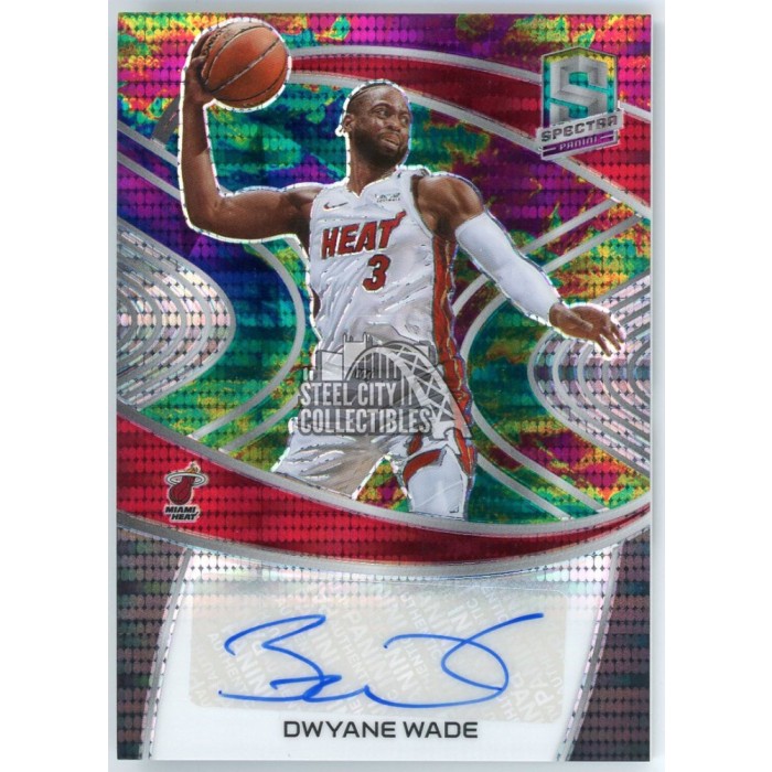 Dwyane Wade 2020-21 Panini Spectra Astral Prizm Autograph Card #SIG-DWY ...